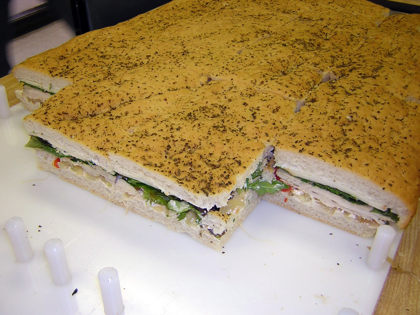 Cutting A Full Sheet Sandwich With A FoodTools Machine