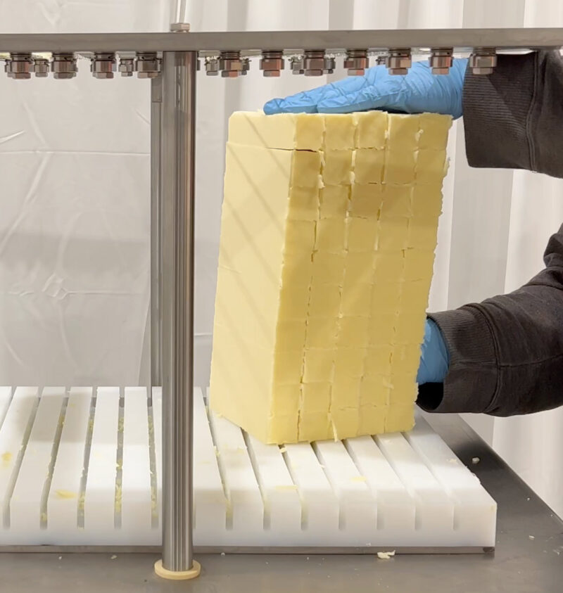 How To Cut Cheese Cubes With A Machine - FoodTools 5-AF
